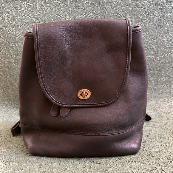 Coach | Bags | Coach Vintage Mini Daypack Leather Backpack Black | Poshmark